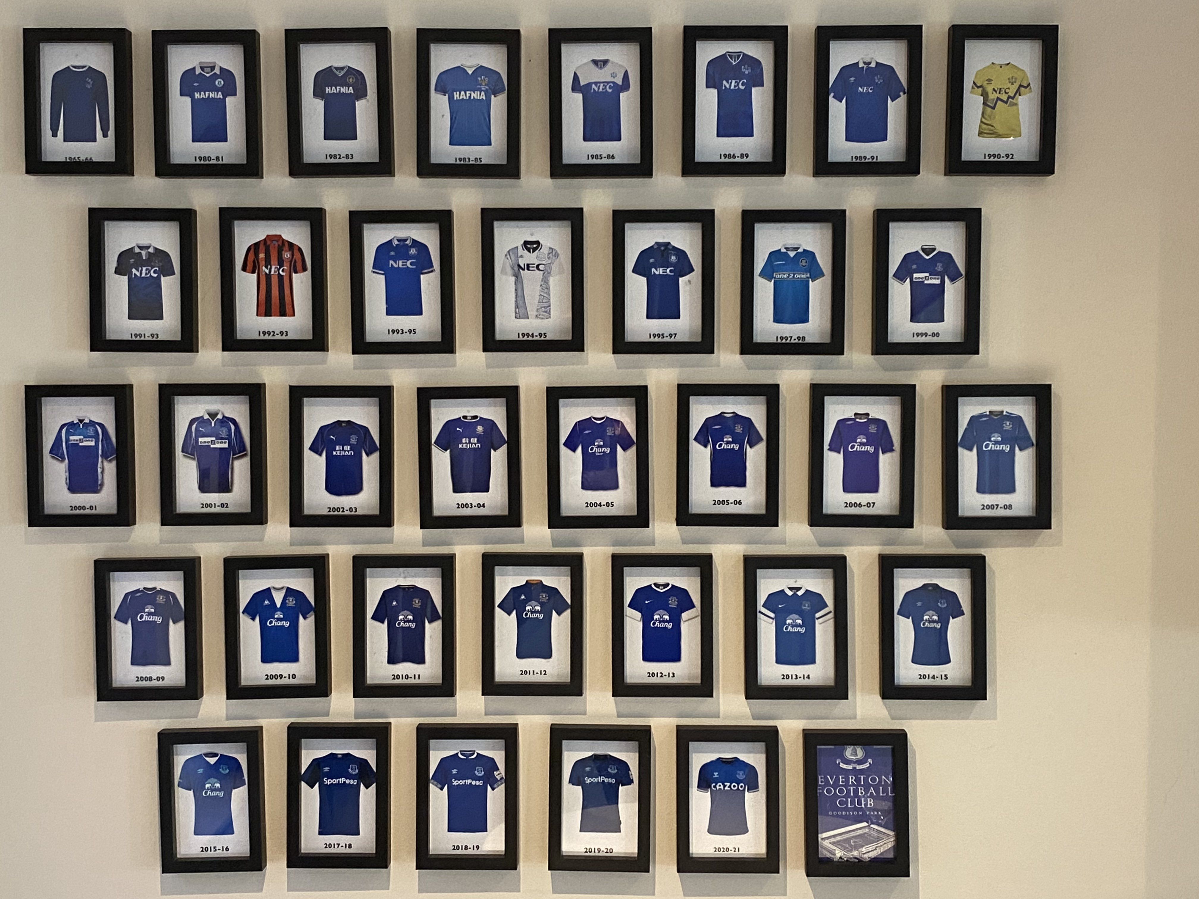 Lockdown project - The Everton Wall | GrandOldTeam