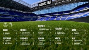 Everton Fixtures Released - Grand Old Team